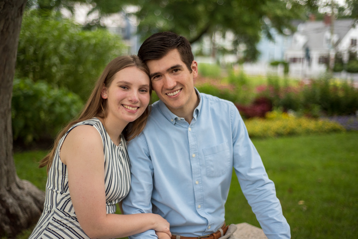Hannah & Michael | Prescott Park Engagement | Racine Photography Blog